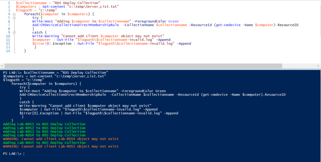 Adding Multiple Devices To SCCM Collection PowerShell – TheSleepyAdmins