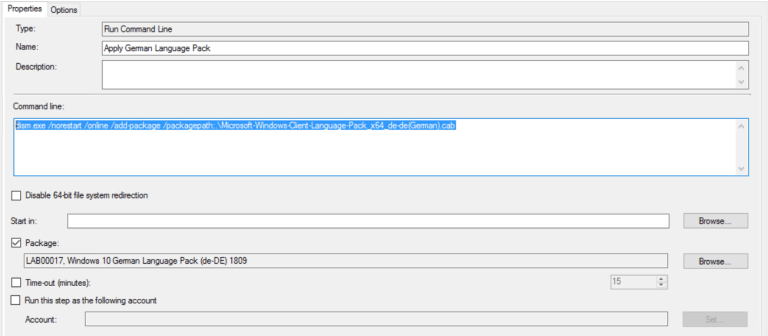 SCCM Task Sequence Windows 10 Language Pack’s Install – TheSleepyAdmins