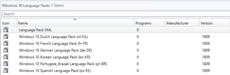SCCM Task Sequence Windows 10 Language Pack’s Install – TheSleepyAdmins