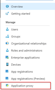 Configure Azure Application Proxy To Access Internal Application ...
