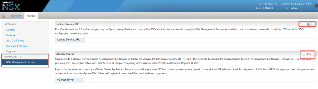 Install and Configure VMware NSX – TheSleepyAdmins