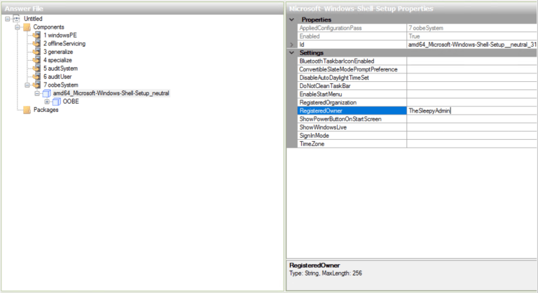 Create Windows 10 Answer file – TheSleepyAdmins