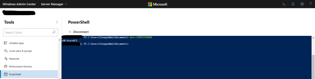 Connect Windows Admin Center to Azure – TheSleepyAdmins