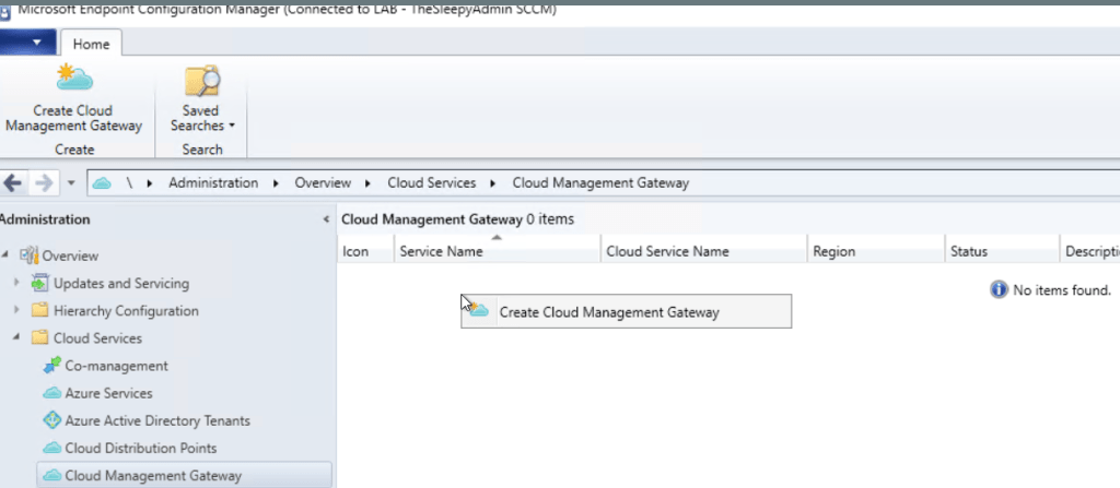 MECM 2002 Cloud Management Gateway Configuration – TheSleepyAdmins