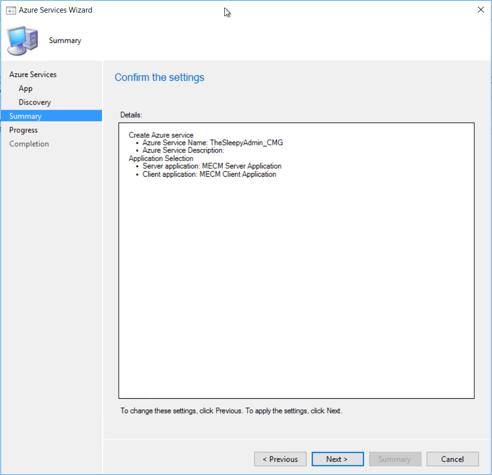MECM 2002 Cloud Management Gateway Configuration – TheSleepyAdmins