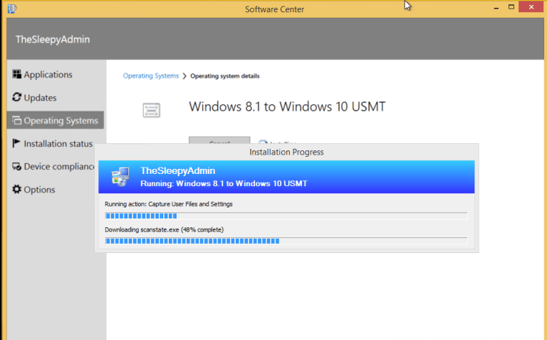 Migrating User Data Using USMT: MECM OSD Deployment – TheSleepyAdmins