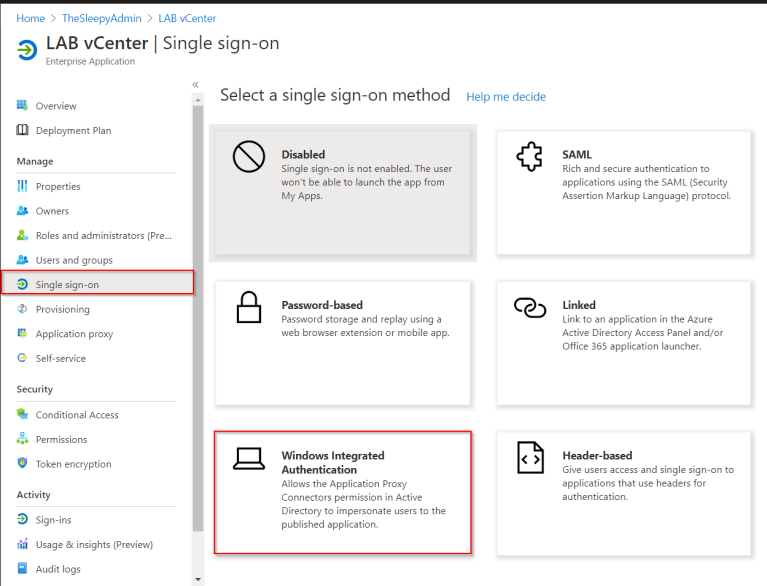 Azure Application Proxy SSO Integrated Windows Authentication ...