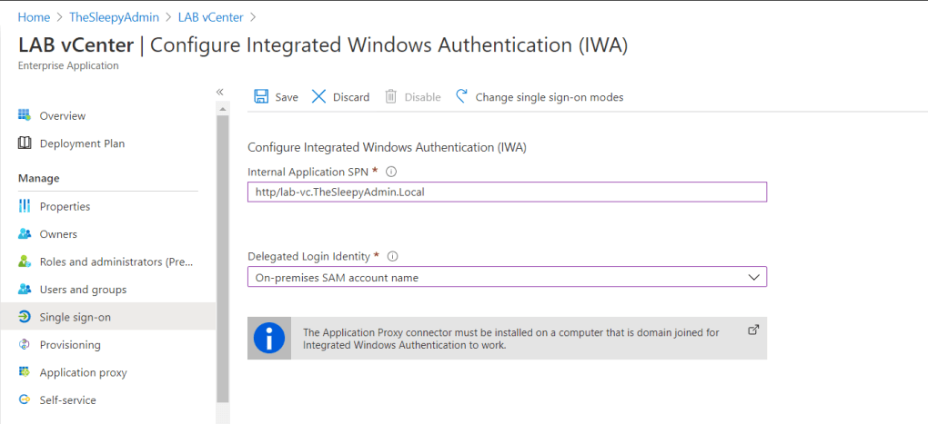 Azure Application Proxy SSO Integrated Windows Authentication ...