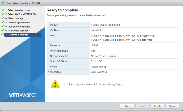 VMware vRealize Log Insight Install and Configure – TheSleepyAdmins
