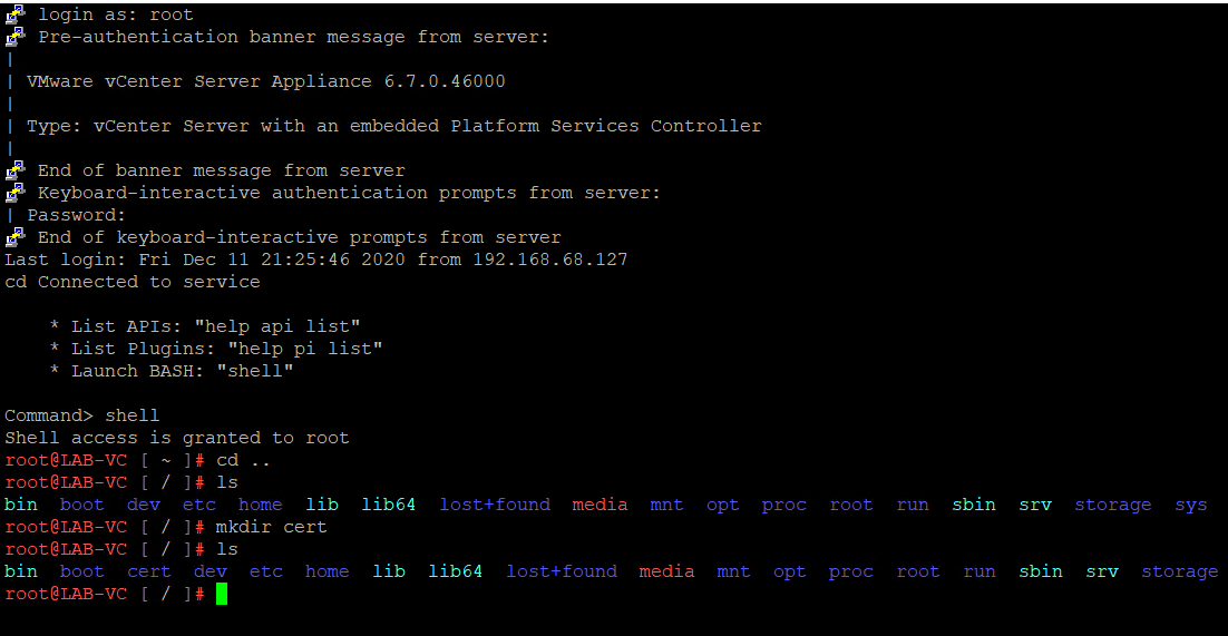 Set Custom SSL Certificate on VMware vCenter 6.7 Appliance using ...