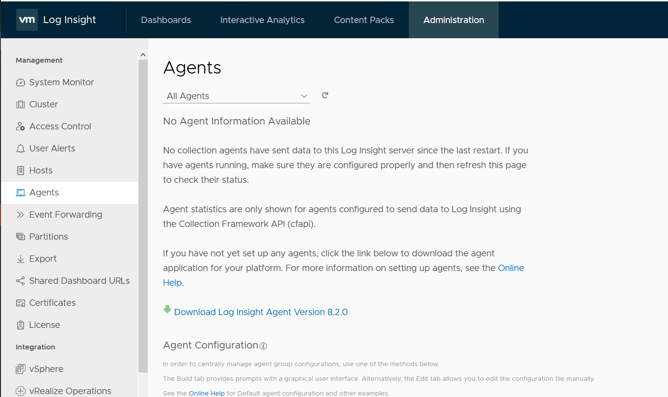VMware vRealize Log Insight Adding Windows Servers – TheSleepyAdmins
