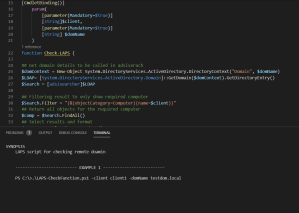 Checking LAPS Password Cross-Forest Using PowerShell – TheSleepyAdmins