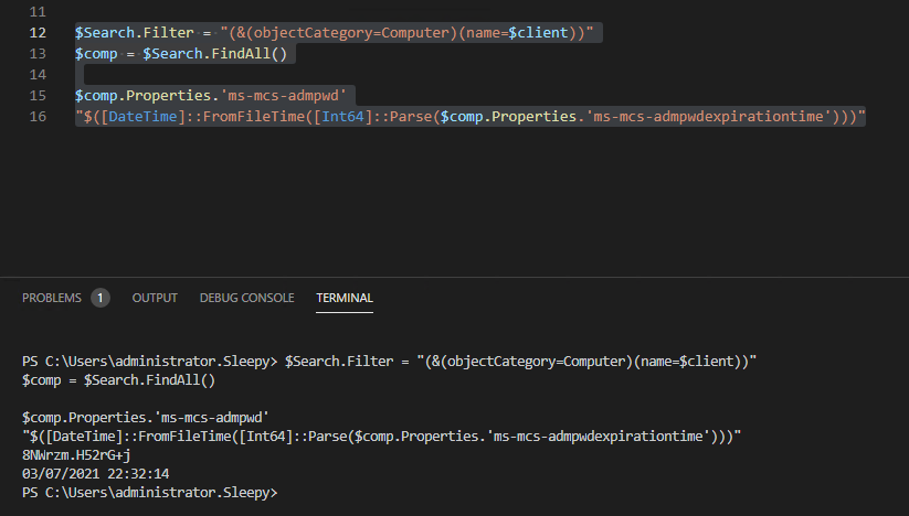 Checking LAPS Password Cross-Forest Using PowerShell – TheSleepyAdmins
