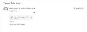 VMware Daily Health Check HTML Report PowerShell – TheSleepyAdmins