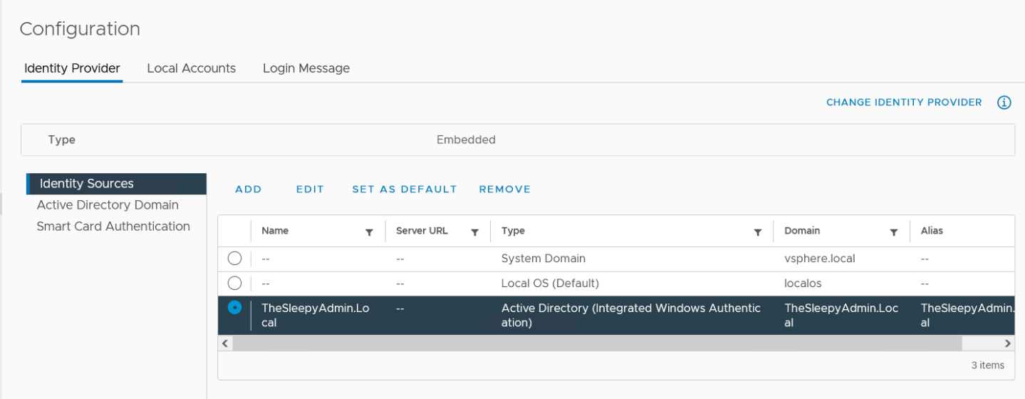 Migrate from Active Directory Integrated Windows Authentication VMware ...