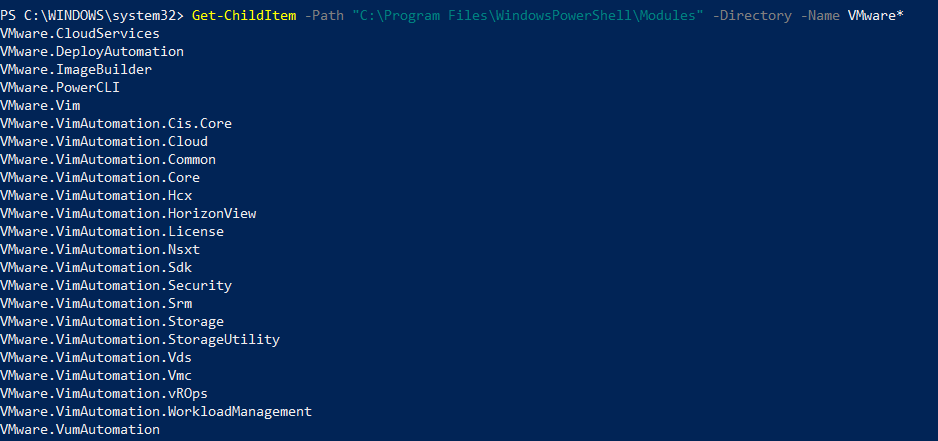 VMware PowerCLI Module 12.4 Update Error – TheSleepyAdmins