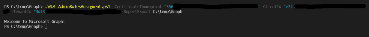 Microsoft Graph Report on Azure Role Assignments – TheSleepyAdmins