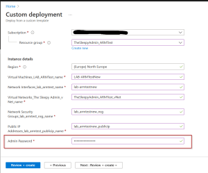 Deploying Infrastructure in Azure Using ARM Templates – TheSleepyAdmins