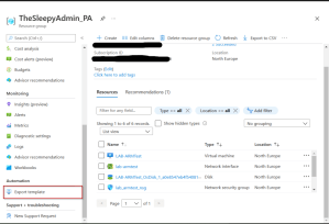 Deploying Infrastructure in Azure Using ARM Templates – TheSleepyAdmins