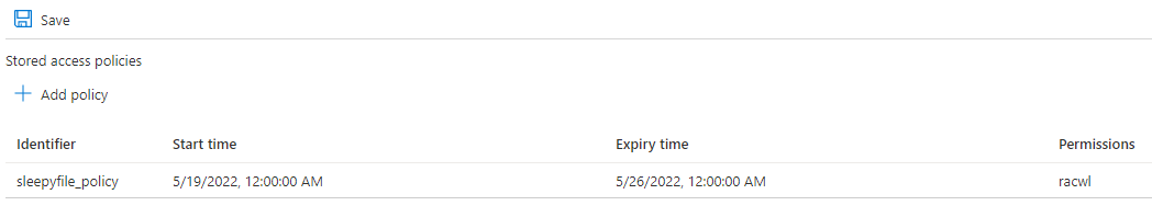 Using Stored Access Policy with Azure Storage – TheSleepyAdmins