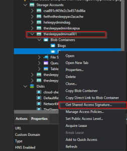 Using Stored Access Policy with Azure Storage – TheSleepyAdmins