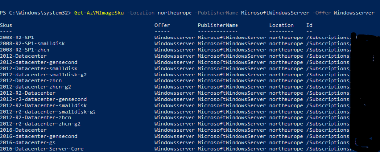 How to check VM SKU and VM Series Sizes Different Methods – TheSleepyAdmins