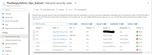 Network Security Group: Restrict Access between Azure Subnets – TheSleepyAdmins