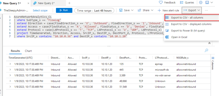 Azure Network Watcher NSG Flow Logs: Review NSG Traffic – TheSleepyAdmins