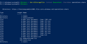 Azure FileShare: Remove old files PowerShell – TheSleepyAdmins