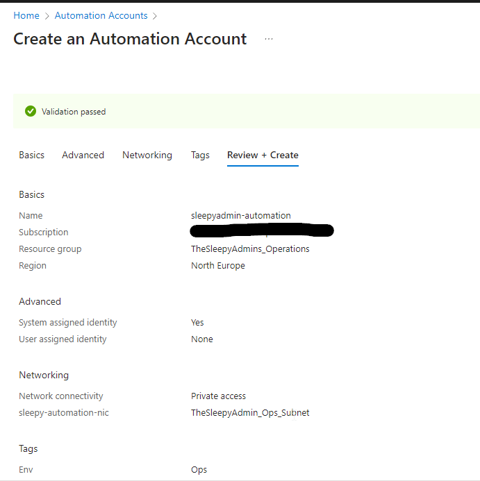 Using Managed Identities with Azure Automation Runbooks – TheSleepyAdmins
