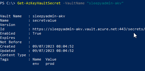 Azure Key Vault: Access With PowerShell – TheSleepyAdmins