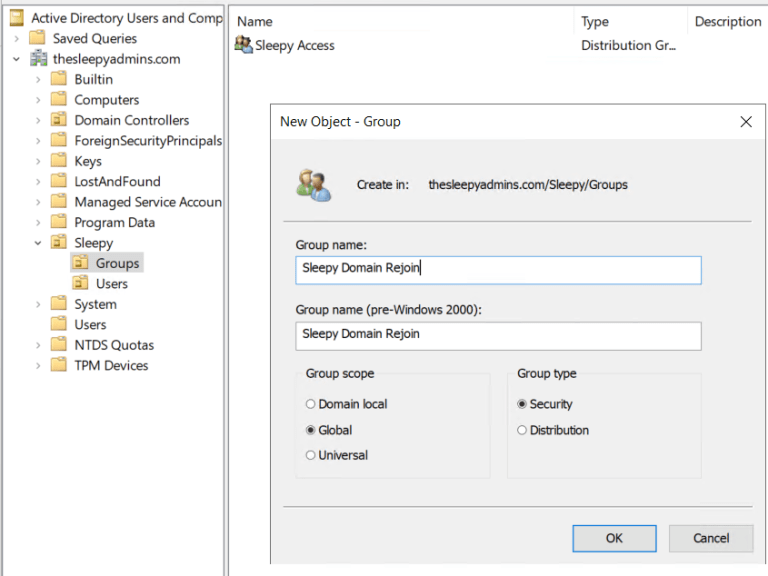 Active Directory: Computer Account Re-Use Domain Join Policy ...