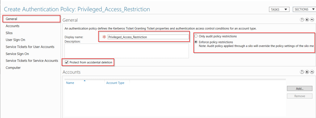 Active Directory: Authentication Policies and Authentication Policy ...