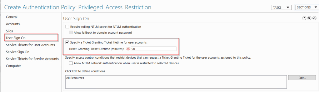 Active Directory: Authentication Policies and Authentication Policy ...