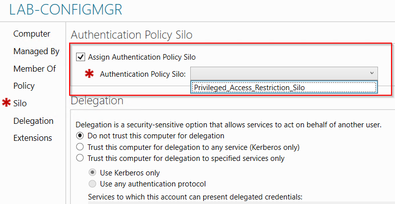 Active Directory: Authentication Policies and Authentication Policy ...