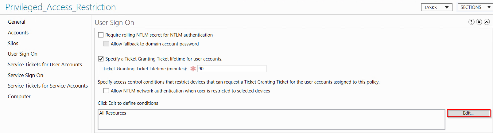 Active Directory Authentication Policies And Authentication Policy