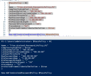 Active Directory: Fine-Grained Password Policy – TheSleepyAdmins