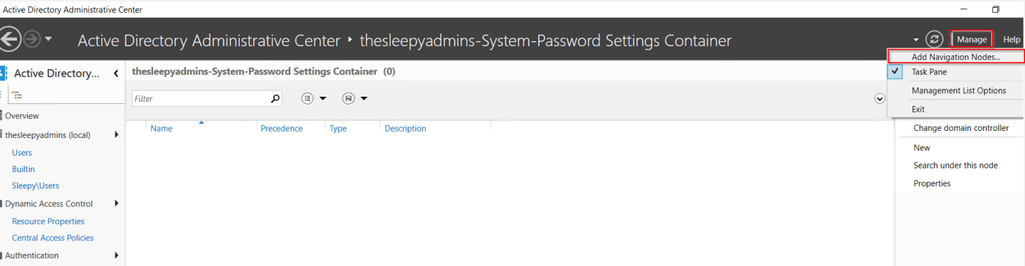 Active Directory: Fine-Grained Password Policy – TheSleepyAdmins