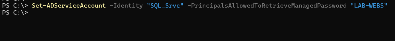 Active Directory: Delegated Managed Service Accounts – TheSleepyAdmins