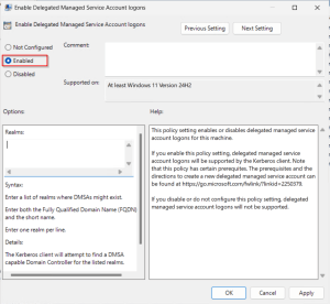 Active Directory: Delegated Managed Service Accounts – TheSleepyAdmins