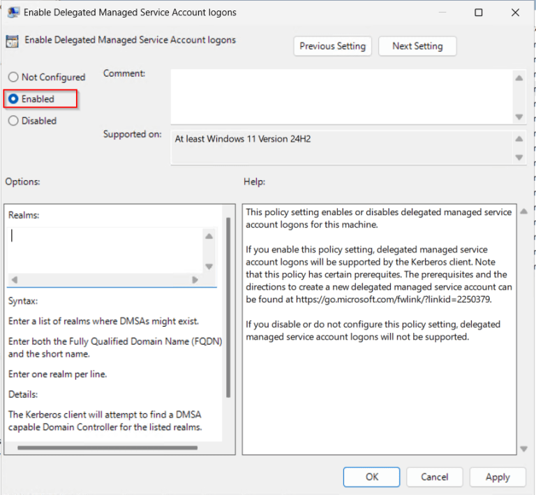 Active Directory: Delegated Managed Service Accounts – TheSleepyAdmins