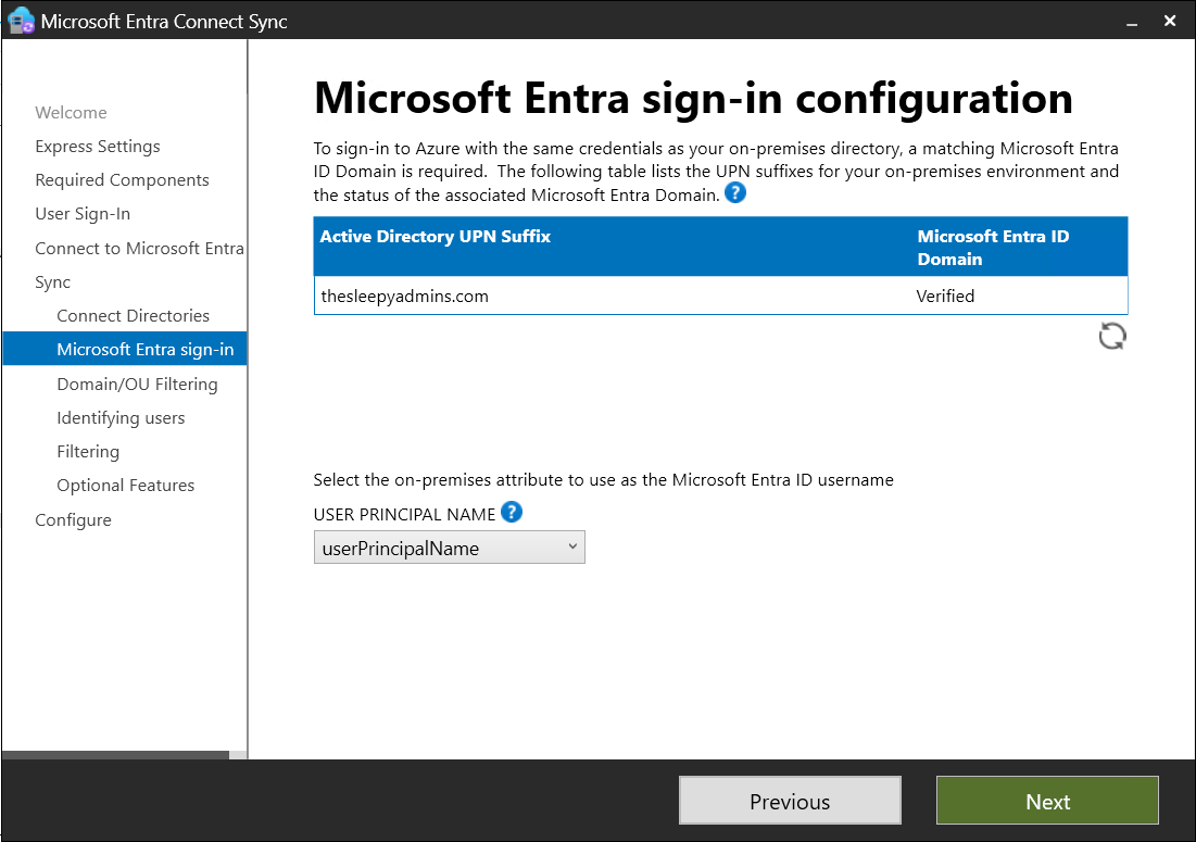 Install and configure Microsoft Entra Connect – TheSleepyAdmins