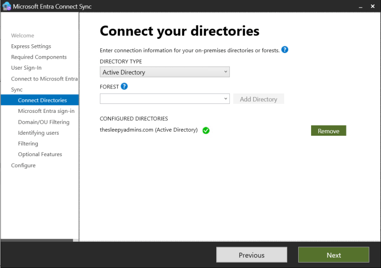 Install and configure Microsoft Entra Connect – TheSleepyAdmins