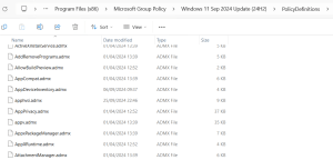 Updating Group Policy Administrative Templates (ADMX) – TheSleepyAdmins