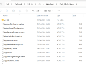 Updating Group Policy Administrative Templates (ADMX) – TheSleepyAdmins