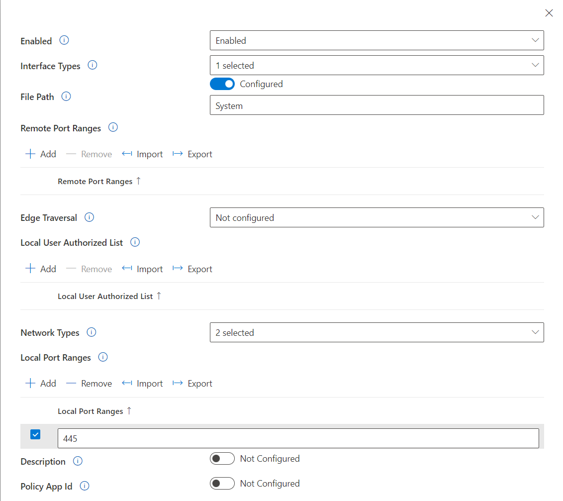 Managing Windows Defender Firewall Rules with Intune – TheSleepyAdmins